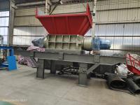 China 110kW Two Shaft Industrial Shredder for Tyres Plastic Wood Rubber Recycling 600mm Blade for sale