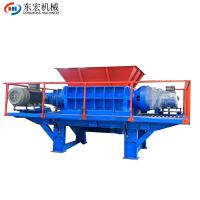 China 110kW Two Shaft Shredder for Scrap Metal Wood and Paint Barrel Recycling for sale