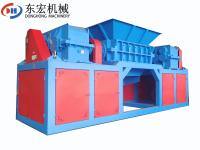 China 110kW Two Shaft Shredder for Scrap Metal Wood and Paint Barrel Recycling for sale