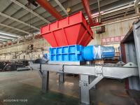 China Carbon Steel Double Rotor Shredder 8000kg Customizable for Industrial Waste for sale