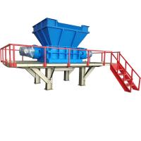 China 3000kg/h Four Shaft Shredder for Waste Wood Pallet Mattress Recycling Plastic Furniture for sale