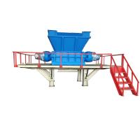 China 3000kg/h Four Shaft Shredder for Waste Wood Pallet Mattress Recycling Plastic Furniture for sale
