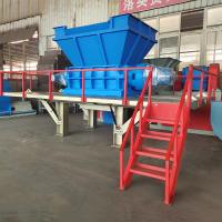 China 3000kg/h Four Shaft Shredder for Waste Wood Pallet Mattress Recycling Plastic Furniture for sale