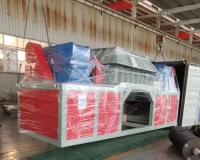 China Industrial Double Shaft Shredder for Scrap Metal Aluminum Recycling 30kW for sale