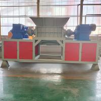 China Industrial Double Shaft Shredder for Scrap Metal Aluminum Recycling 30kW for sale