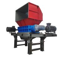 China Double Shaft Metal Scrap Shredder 2000kg/h High Capacity Box Machine with Safety Guard for sale