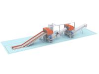 China 110kW Double-Shaft Shredder 8000kg Capacity for Aluminum Profile Recycling for sale