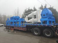 China Industrial Two Shaft Shredder 55-160kw Stainless Steel Waste Crusher for Metal Plastic Wood Tire for sale