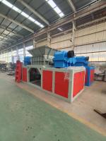 China Industrial Two Shaft Shredder 110kW for RDF Leather Scraps Clothing Waste 600mm Blade for sale