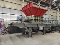 China 110kW Two Shaft Shredder for Industrial Waste and Hard Plastic Recycling with 600mm Blade Diameter for sale