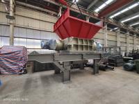 China 110kW Two Shaft Shredder for Industrial Waste and Hard Plastic Recycling with 600mm Blade Diameter for sale