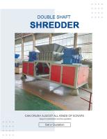 China Metal Processed Brass/Copper Shredder for Recycling Iron Drums Plastic Drums and More for sale