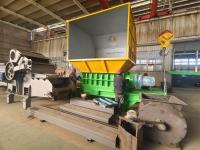China 110kW Two Shaft Shredder 8000kg for Scrap Iron Furniture Household Appliances for sale