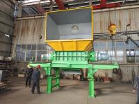 China 110kW Two Shaft Shredder 8000kg for Scrap Iron Furniture Household Appliances for sale