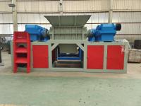 China Industrial Double Shaft Shredder 8000kg Weight 55-160kw Motor for Scrap Metal Plastic Wood Tire for sale