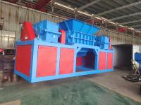 China 110kW Stainless Steel Scrap Refrigerator Crushing Dismantling Production Line Two Shaft Shredder for sale