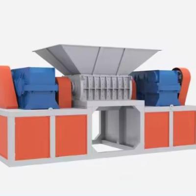 China Industrial Two Shaft Tire Shredder 55-160kW Heavy Duty Scrap Car Recycling for sale