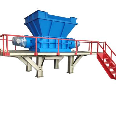 China Industrial Two Shaft Shredder 8000kg High Torque for Waste Paper Cardboard Recycling 55-160kW for sale