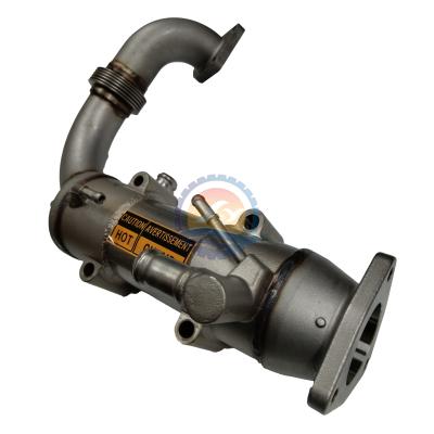 China J08E EGR Cooler Valve 25608-E0150 VH25620E0052 J08 EGR Pipe Cooler for Kobelco SK350-8 Excavator for sale