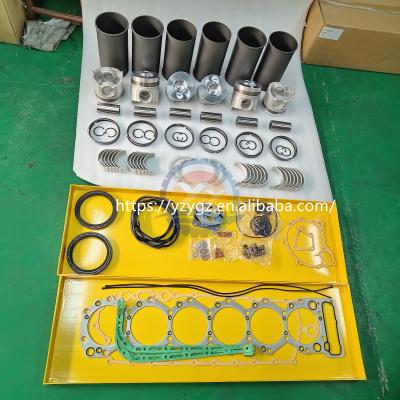China 6SD1 Overhaul Rebuild Kit 6SD1 Full Gasket Kit for Isuzu 6SD1 Diesel Engine Cylinder Liners Piston&Rings Bearings Washer for sale