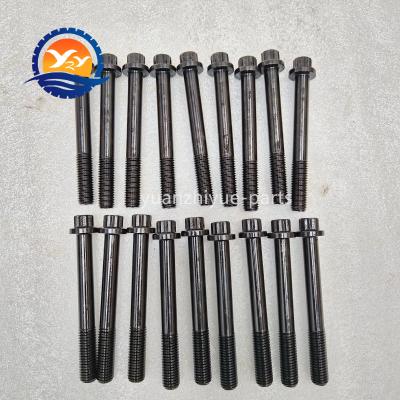 China 4hk1 Cylinder Head Bolts/screw for Isuzu 4hk1 Engine Head Screw 8-97077638-0 8970776380 for Hitachi Excavator for sale