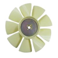 China DE12 D2366 Fan Blade DE12 Cooling Fan Blade 9 Blades 4 Holes for Doosan DX225 Excavator Parts for sale