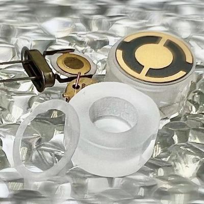 China Single Crystal Right Handed Quartz Sensor Thickness Shear Mode for sale