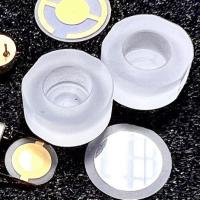 China Endcap Coated AT Quartz Blanks For Thickness Shear Mode Pressure Sensor for sale