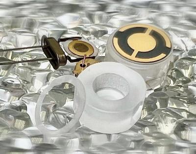 China AT-Cut Quartz Endcap for Pressure Sensing 13.80mm Stable Frequency-Temperature for sale