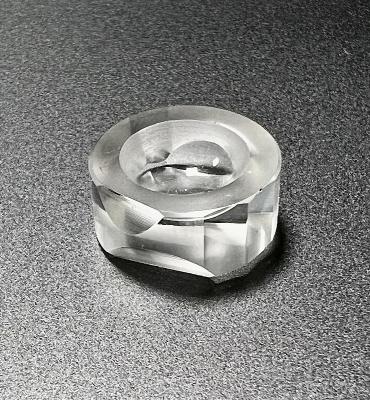China AT Cut Coated Quartz End caps For Thickness Shear Mode Pressure Sensor for sale