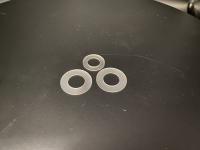 China Double Side Polished Single Crystal Quartz Ring for Pressure Sensing OD 3-200mm ID 1.5-100mm for sale
