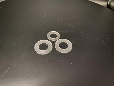 China Double Side Polished Single Crystal Quartz Ring for Pressure Sensing OD 3-200mm ID 1.5-100mm for sale