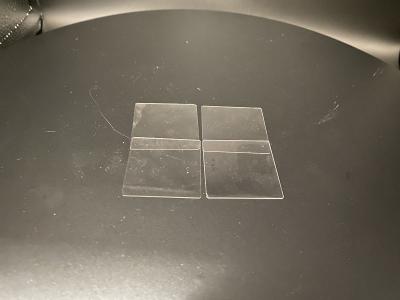 China Fused Silica Wafer 50.8mm TTV 20µm PLTV 95% JGS1 JGS2 JGS3 for Semiconductor Optics for sale