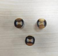 China High Purity Quartz Piezoelectric Wafer End Caps 10-15mm for High Temperature High Pressure Applications for sale