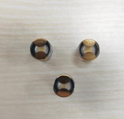 China High Purity Quartz Piezoelectric Wafer End Caps 10-15mm for High Temperature High Pressure Applications for sale