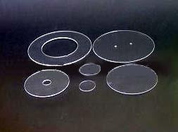China Piezoelectric Quartz Ring Wafer 3-200mm OD Single Crystal for Frequency Control for sale