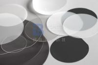 China 3 Inch AT-Cut Single Crystal Quartz Wafer 76.2mm Diameter 0.08mm Thickness for Frequency Control Applications for sale