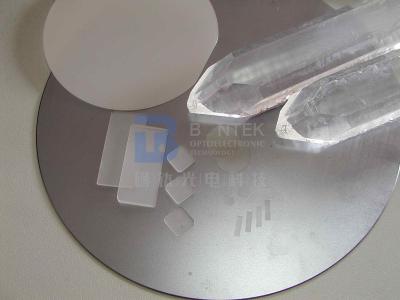 China 2-Inch Single Crystal Quartz Wafer X-Cut Y-Cut for Semiconductor with 1-70 MHz Frequency Range and 0.08-0.35mm Thickness for sale