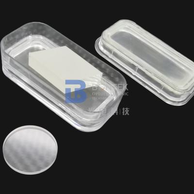 China Gold Coated Lithium Niobate Crystals 76.2mm-200mm Diameter for Optical Modulation and Q-Switching for sale