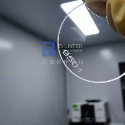 China 4-inch 0.5mm Piezoelectric Wafer with Custom Cut Angles and Propagation Direction for Electronic Applications for sale