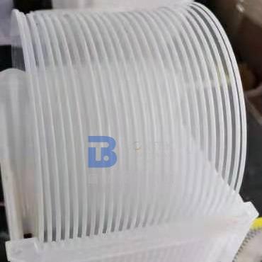 China Black 4 Inch 0.35mm Lithium Tantalate Wafer for SAW/BAW Applications with 605°C Curie Temperature for sale