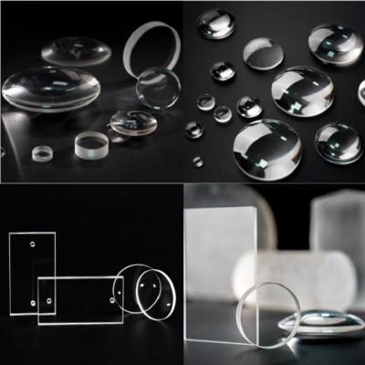 China Custom CaF2 BaF2 MgF2 LiF Single Crystal Windows Lens Prism 5-300mm Diameter 0.12-14µm Transmission for sale