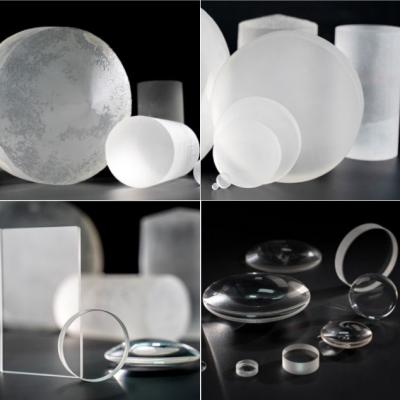 China Magnesium Fluoride MgF2 Infrared Optics Windows Lenses 0.12-7μm Transmission Range 1255°C Melting Point for sale