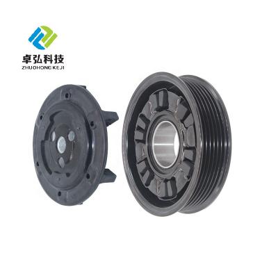 China 2007-2024 Year JH-COPU024 Auto AC Compressor Pulley Clutch Kit 6PK 105MM 12V For AUDI 2.0 0 quattro TDI for sale