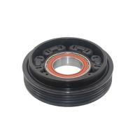 China 6SEU16C Auto AC Compressor Pulley Clutch Kit 4PK 110MM 12V For BMW E65 Year 2001-2009 for sale