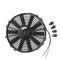China Universal 12 Inch Straight Blade Cooling Fan for Mazda Vehicles' Radiator in Black Plastic for sale