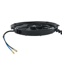 China Universal 12 Inch Straight Blade Cooling Fan for Mazda Vehicles' Radiator in Black Plastic for sale