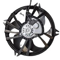 China Universal 12 Inch Straight Blade Cooling Fan for Mazda Vehicles' Radiator in Black Plastic for sale