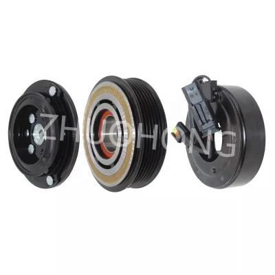 China JH-COPUBC075 Auto AC Compressor Pulley Clutch Kit 6PK 114MM 12V For Mercedes Benz S Class 1994-2016 for sale
