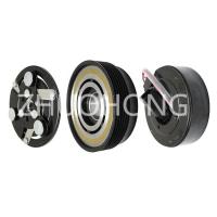 China JH-COPUDZ008 SD-7V16 Auto AC Compressor Pulley Clutch Kit 6PK 120MM 12V For BORA 1J2 2001-2006 1.8 for sale